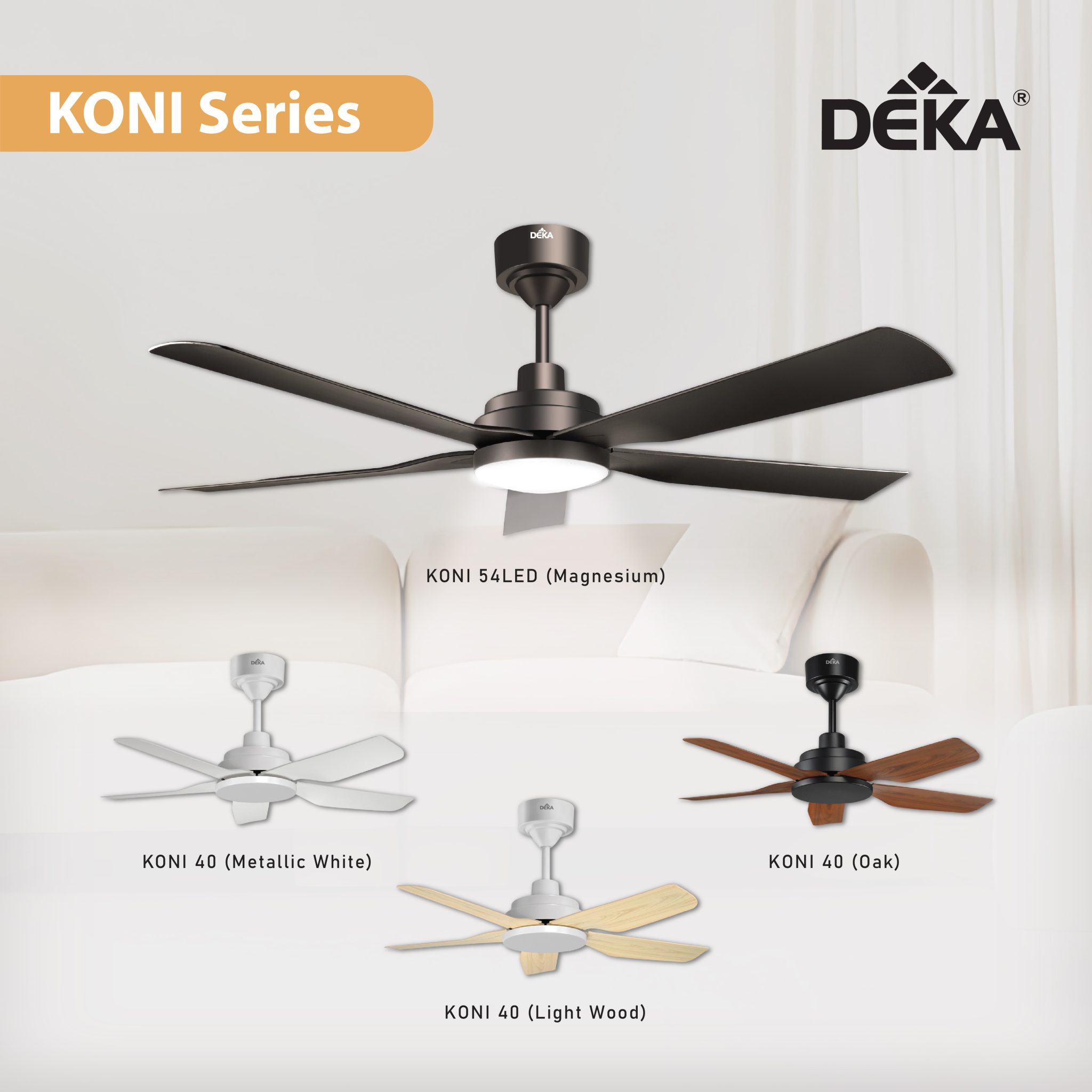Deka Fan Malaysia – Designer Ceiling Fan Malaysia
